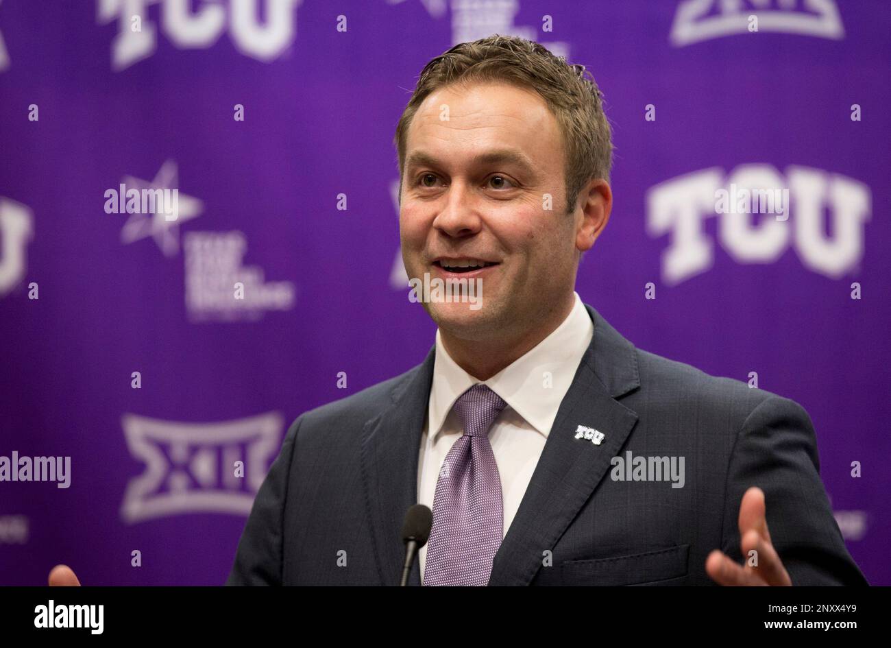 TCU announced Jeremiah Donati as its next athletic director at a press ...