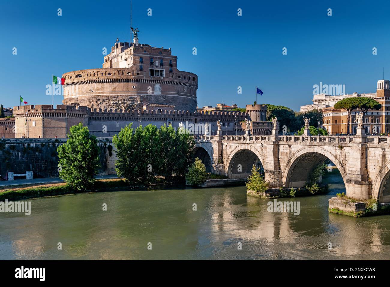 Castel Saint (st) Angelo, Rome, Italy Stock Photo - Alamy