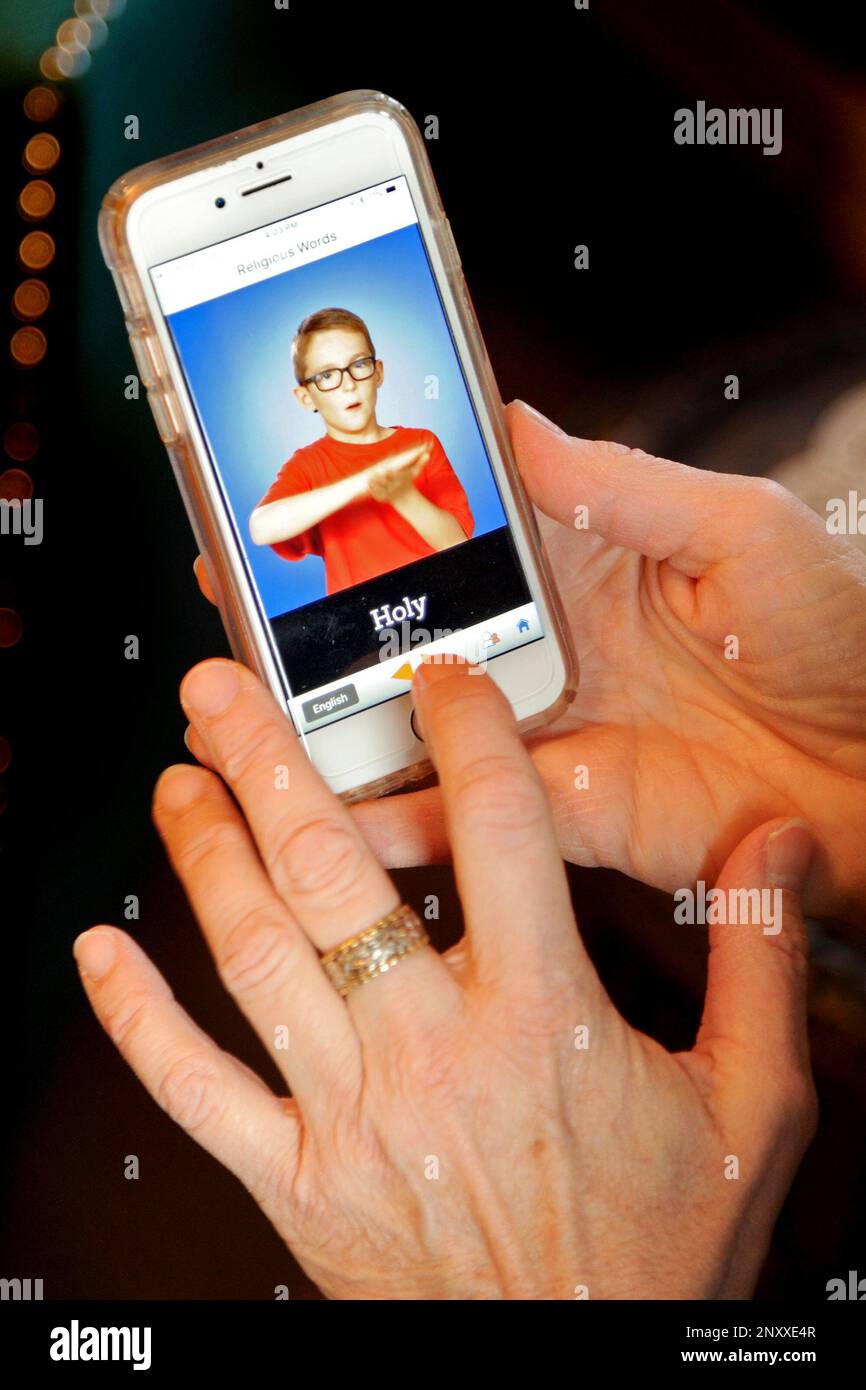 This photo taken Nov. 20, 2017, Sister Kathleen Schipani, who is ...