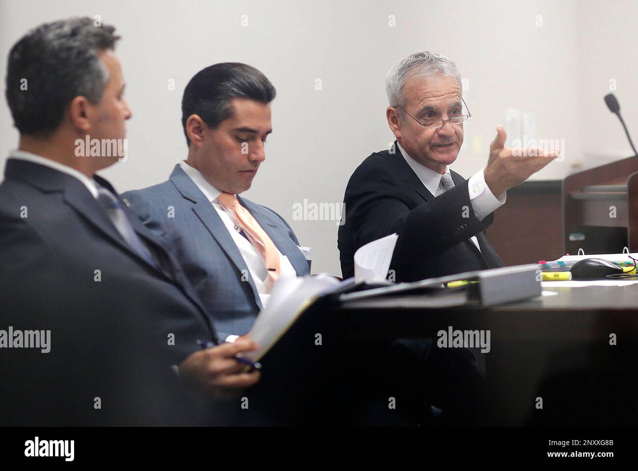 Ralph Fernandez, right, a criminal defense attorney representing Howell ...