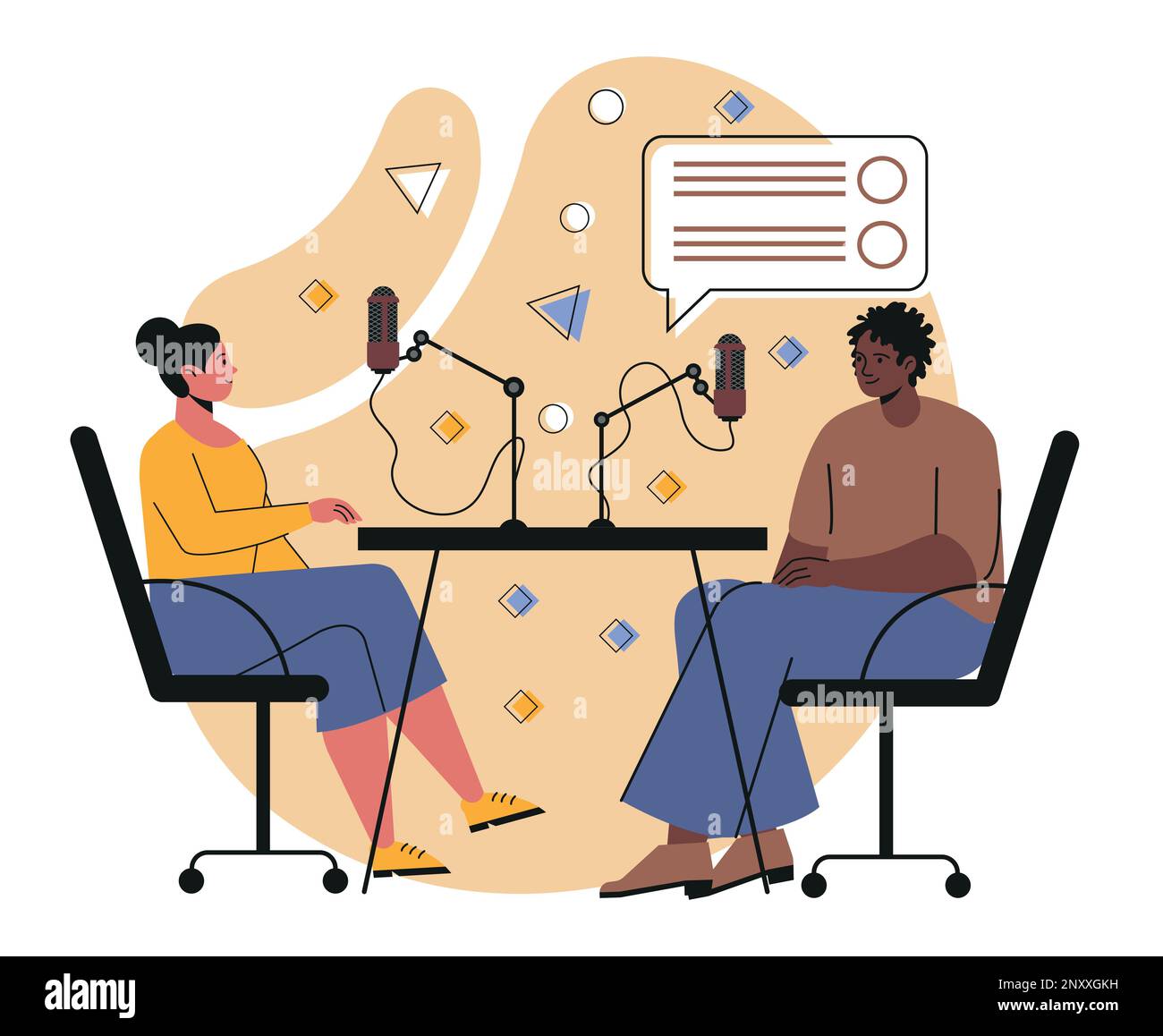 News journalist cartoon Cut Out Stock Images & Pictures - Alamy