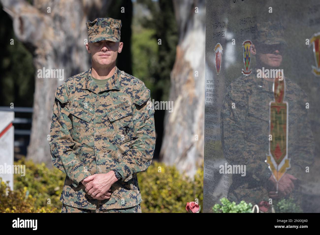 U.S. Marine Lt. Col. Clinton K. Hall, the commanding officer of 2nd ...