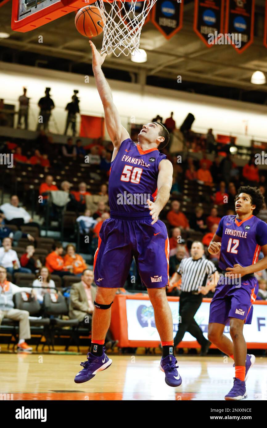BOWLING GREEN, OH - DECEMBER 05: Evansville Purple Aces guard Blake ...