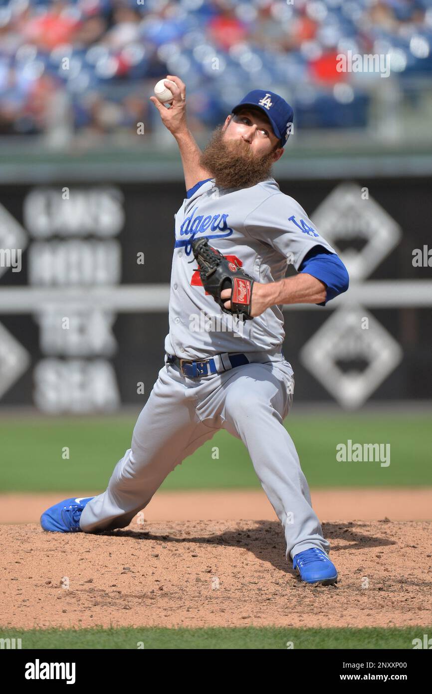 Los Angeles Dodgers pitcher Josh Fields (46) during game against the ...