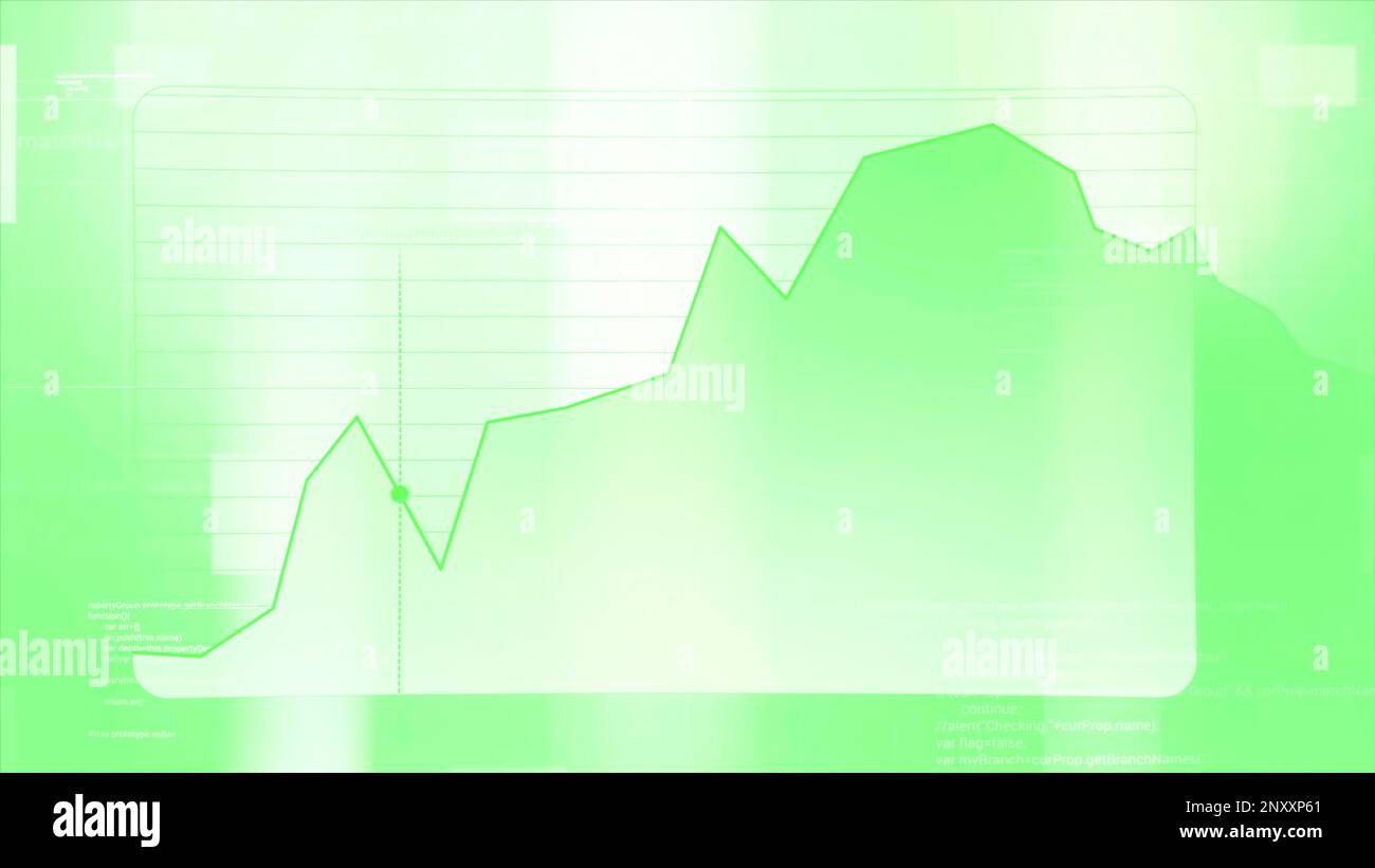 Pink and green graph. Motion.Cartoon animation with graphs with a white ...