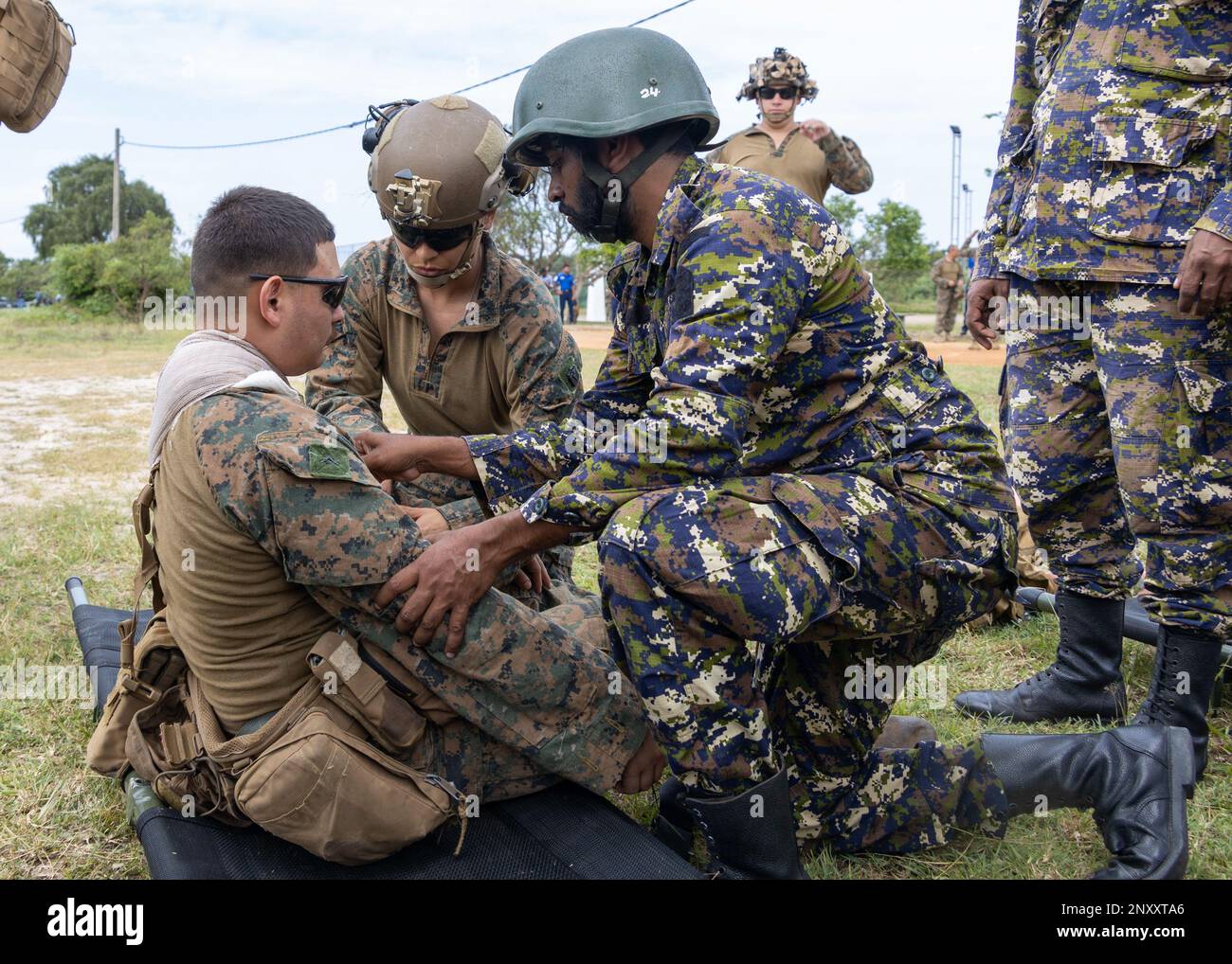 MULLIKULAM, Sri Lanka (Jan. 24, 2023) – U.S. Navy Hospital Corpsman 3rd Class Stephanie Chavez ...