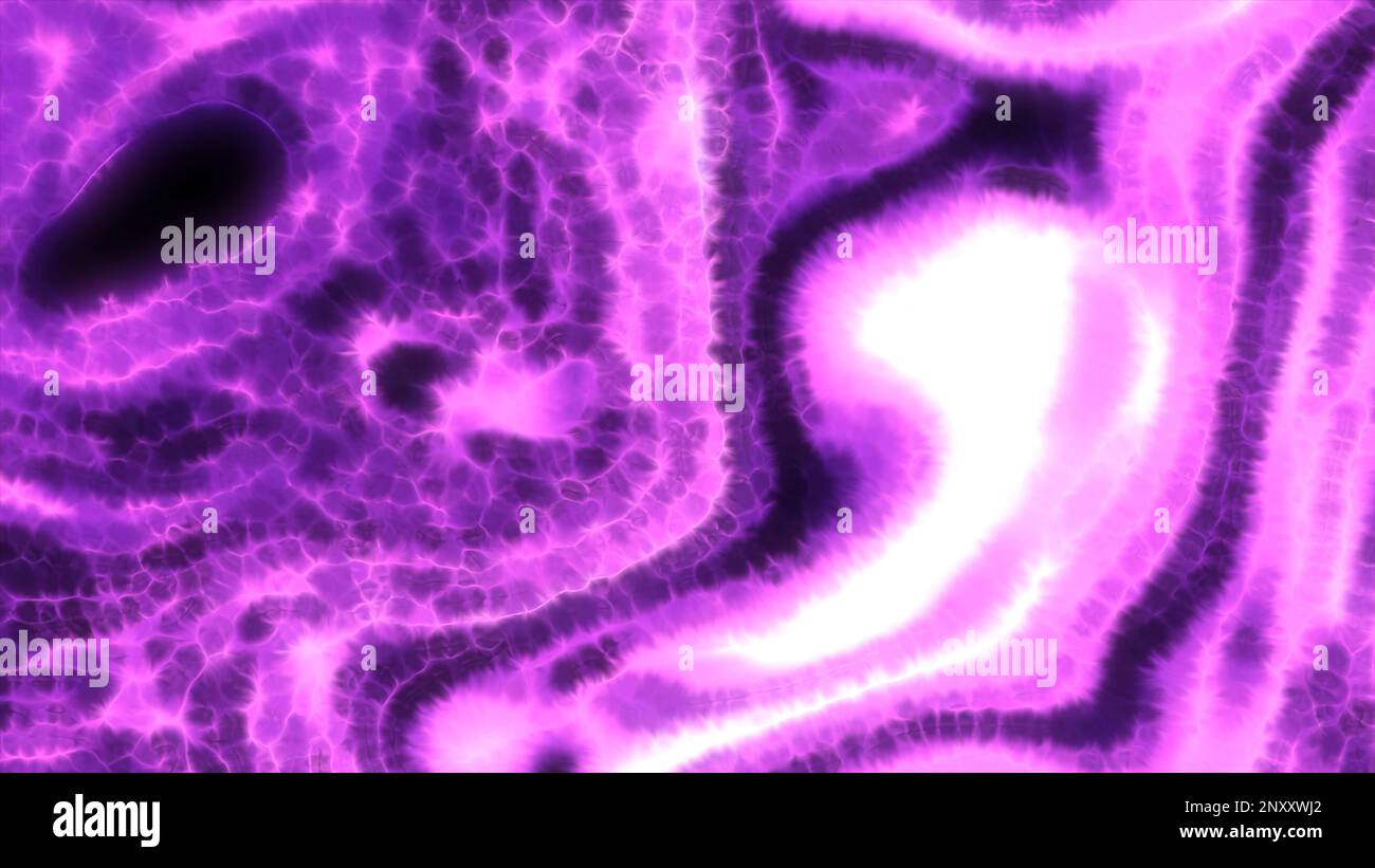 Moving plasma distortions of fluid. Motion. Bright metallic liquid with ...