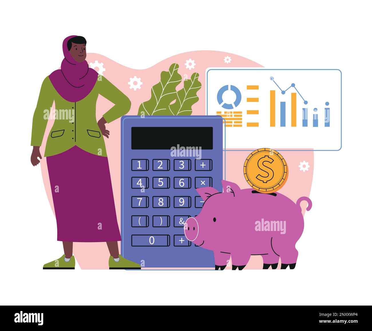 Money management concept Stock Vector Image & Art - Alamy