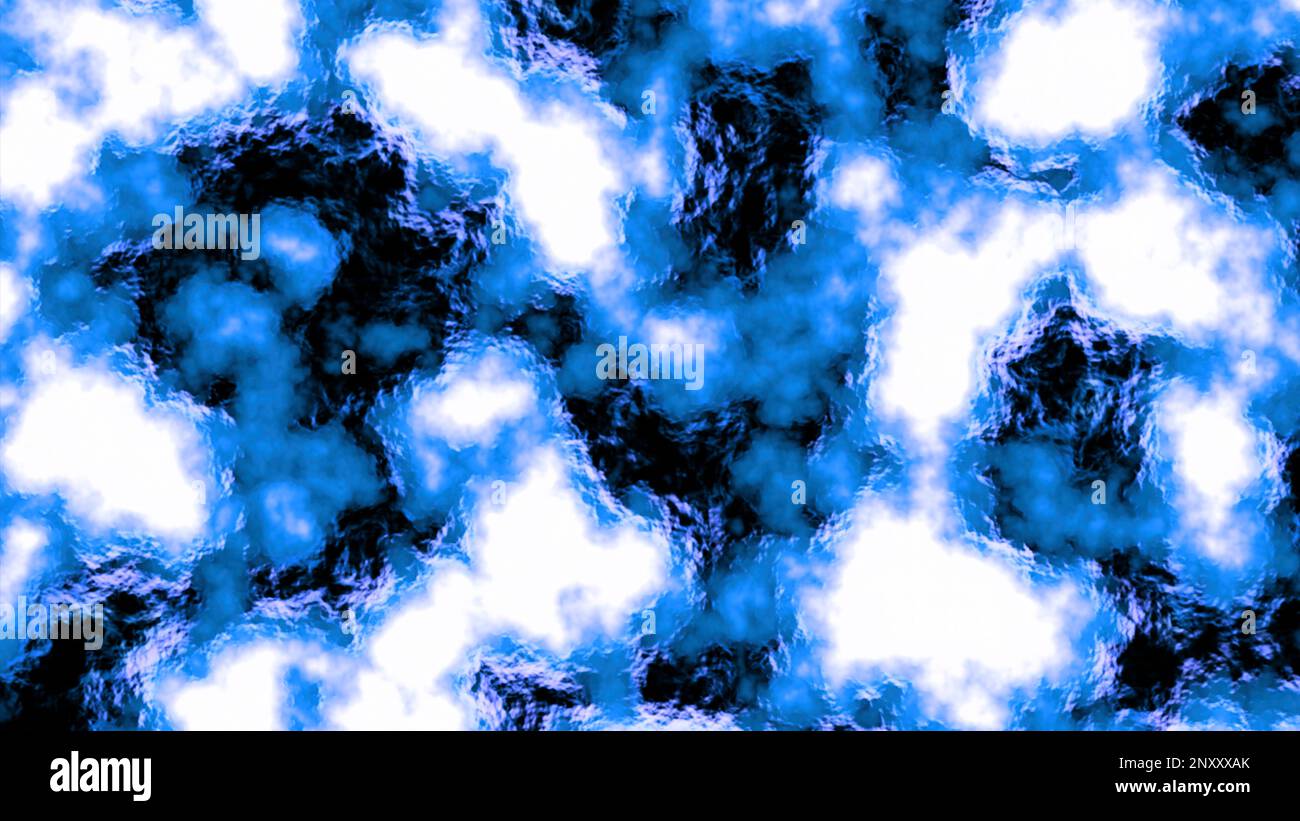 Moving texture with luminous spots. Design. Bright light spots move in ...