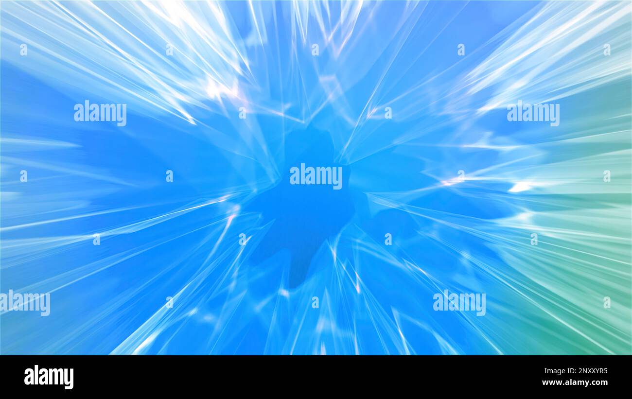 Plasma lines are moving in tunnel. Motion. Moving transparent lines on ...