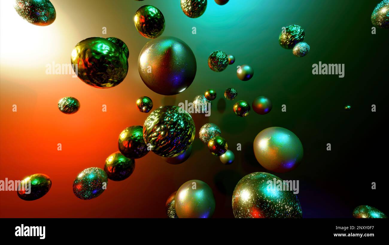 3d abstract texture yellow balls hi-res stock photography and images ...