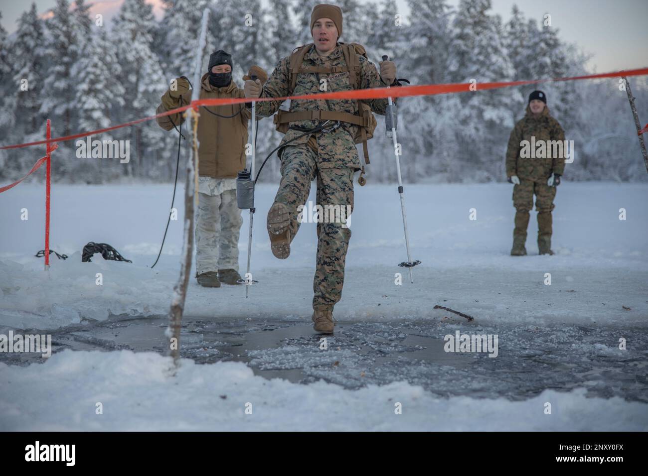 U.S. Marine Corps Staff Sgt. James E. Collier, a utilities platoon ...
