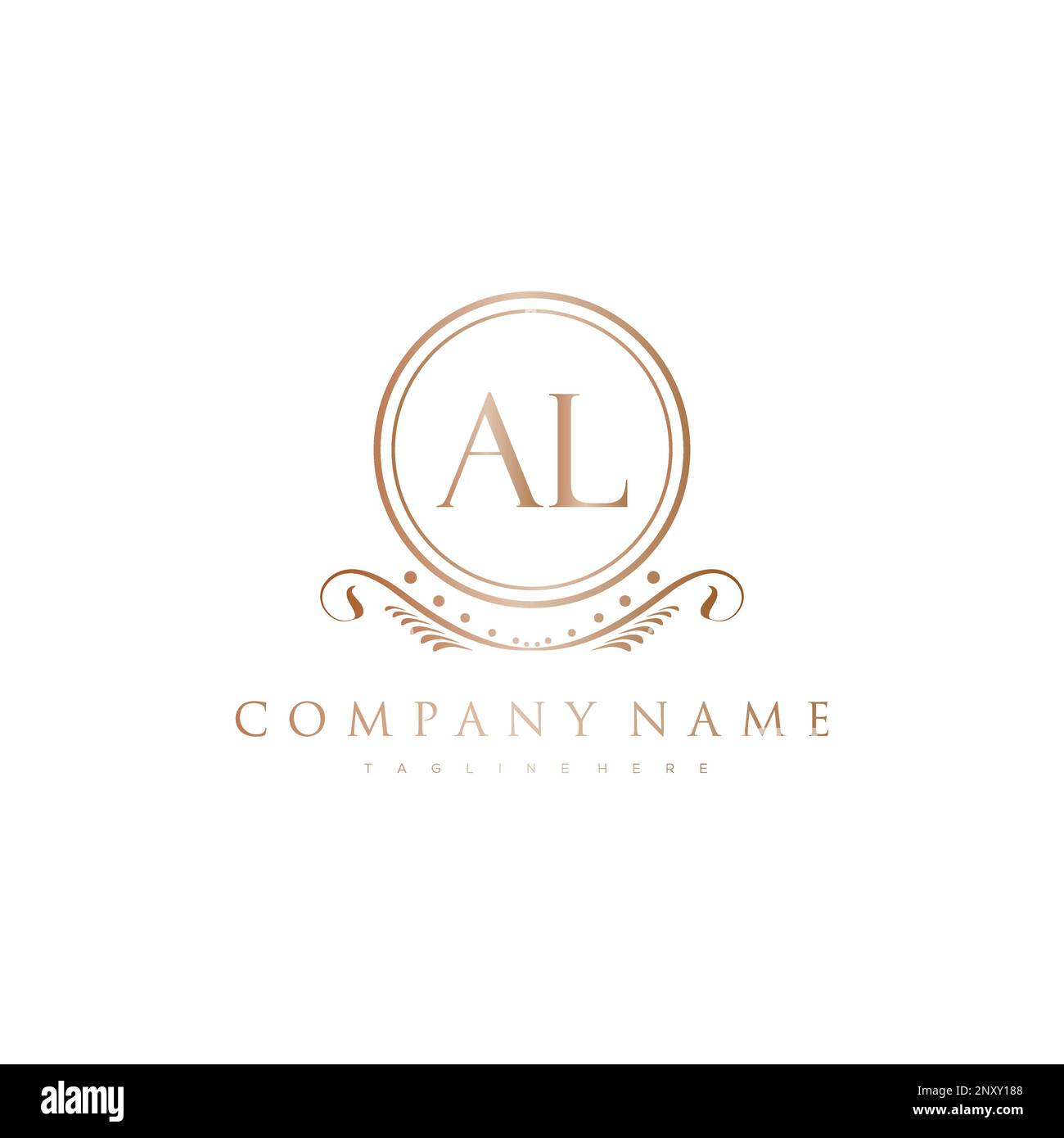 initial logo With Colorful Circle template vector Stock Vector Image ...