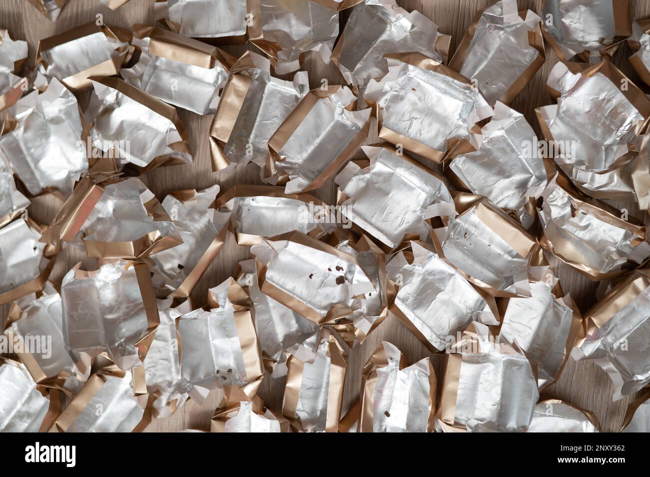Empty sweet wrappers hi-res stock photography and images - Alamy