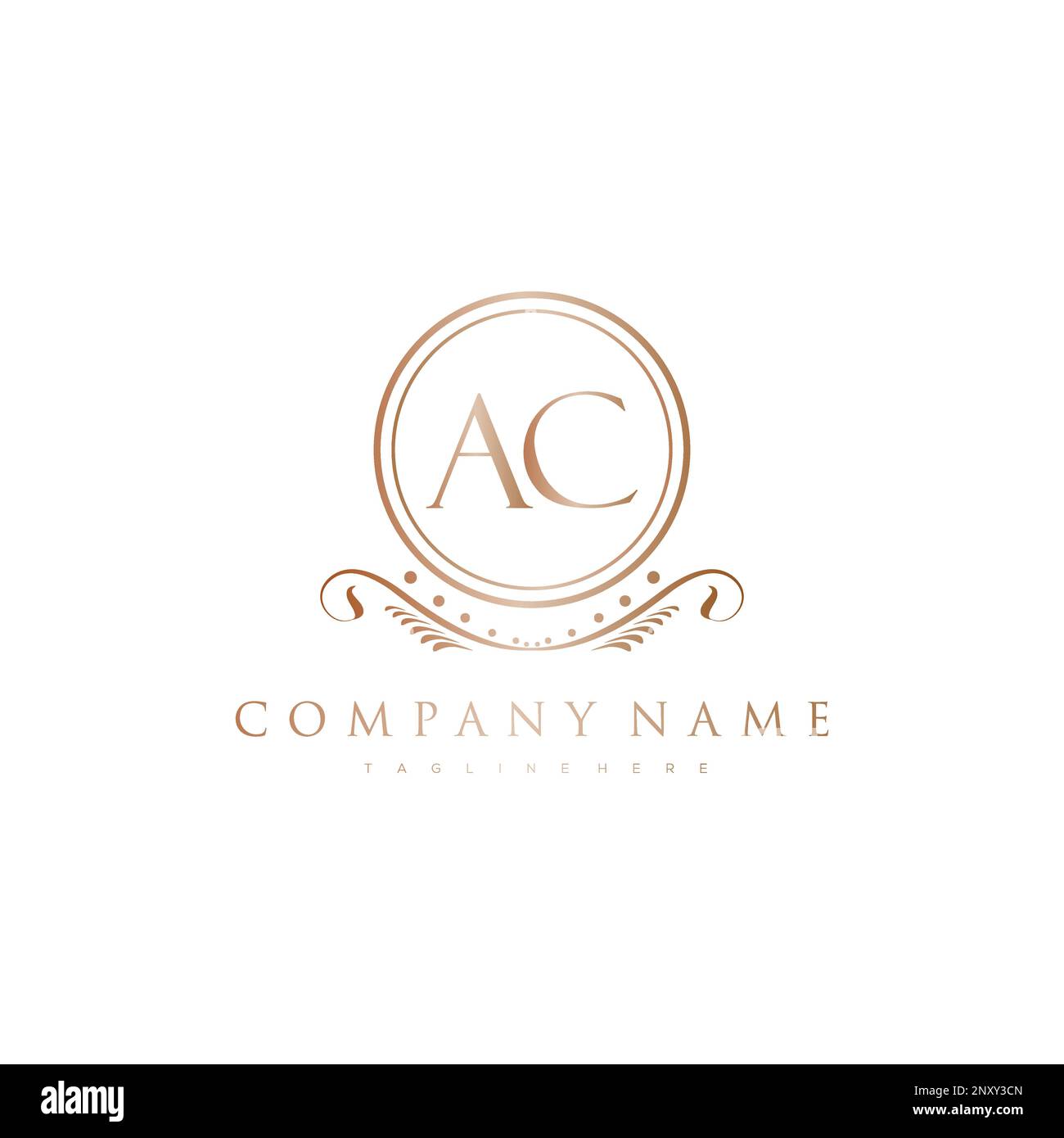 initial logo With Colorful Circle template vector Stock Vector Image ...