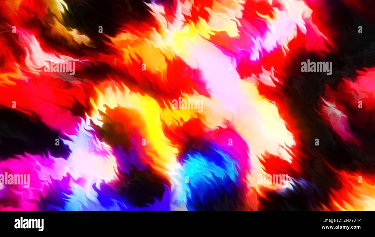 Colorful energy ripples with fluid movements. Motion. Colorful ripples ...