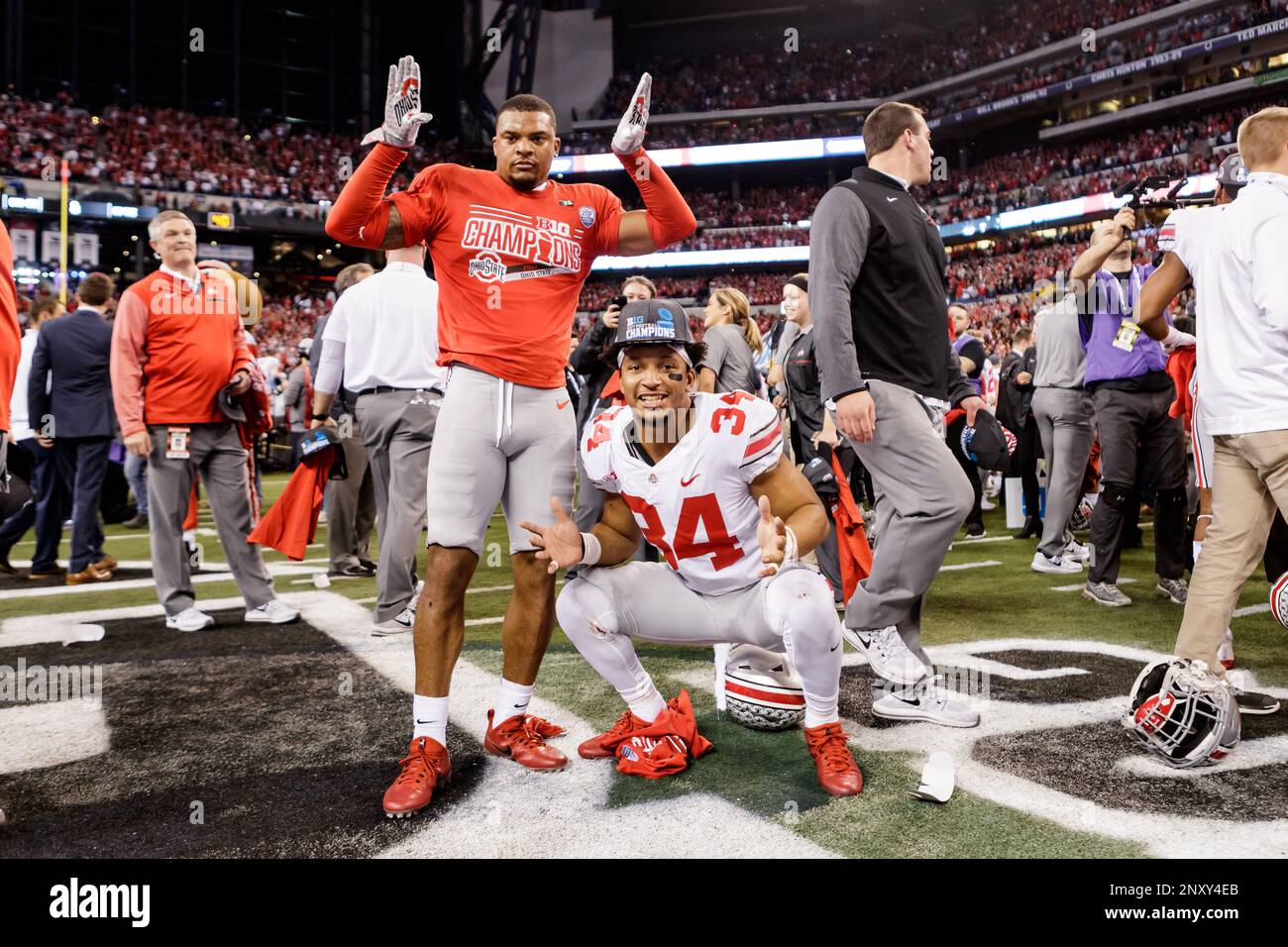 December 2nd, 2017: Ohio State Buckeyes safety Erick Smith (34) poses ...