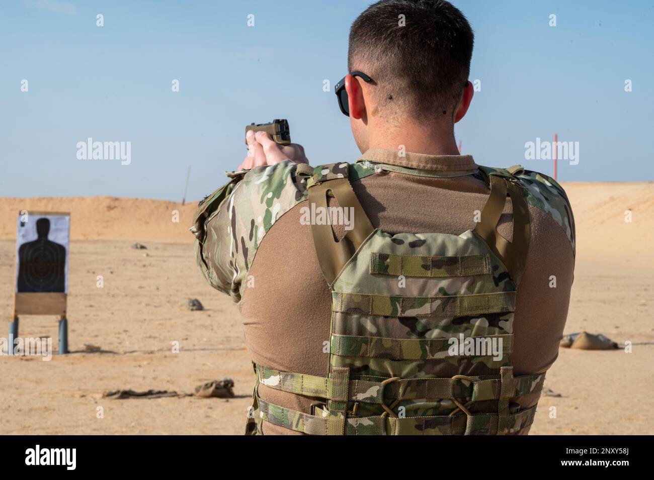 U.S. Air Force Staff Sgt. Caleb Higginbotham, with the 378th ...