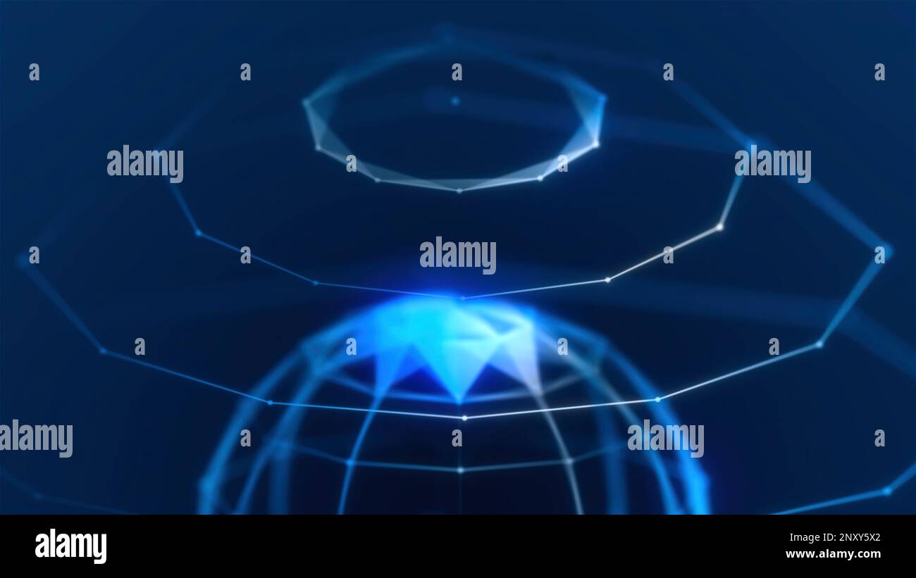 3d holographic spheres hi-res stock photography and images - Alamy