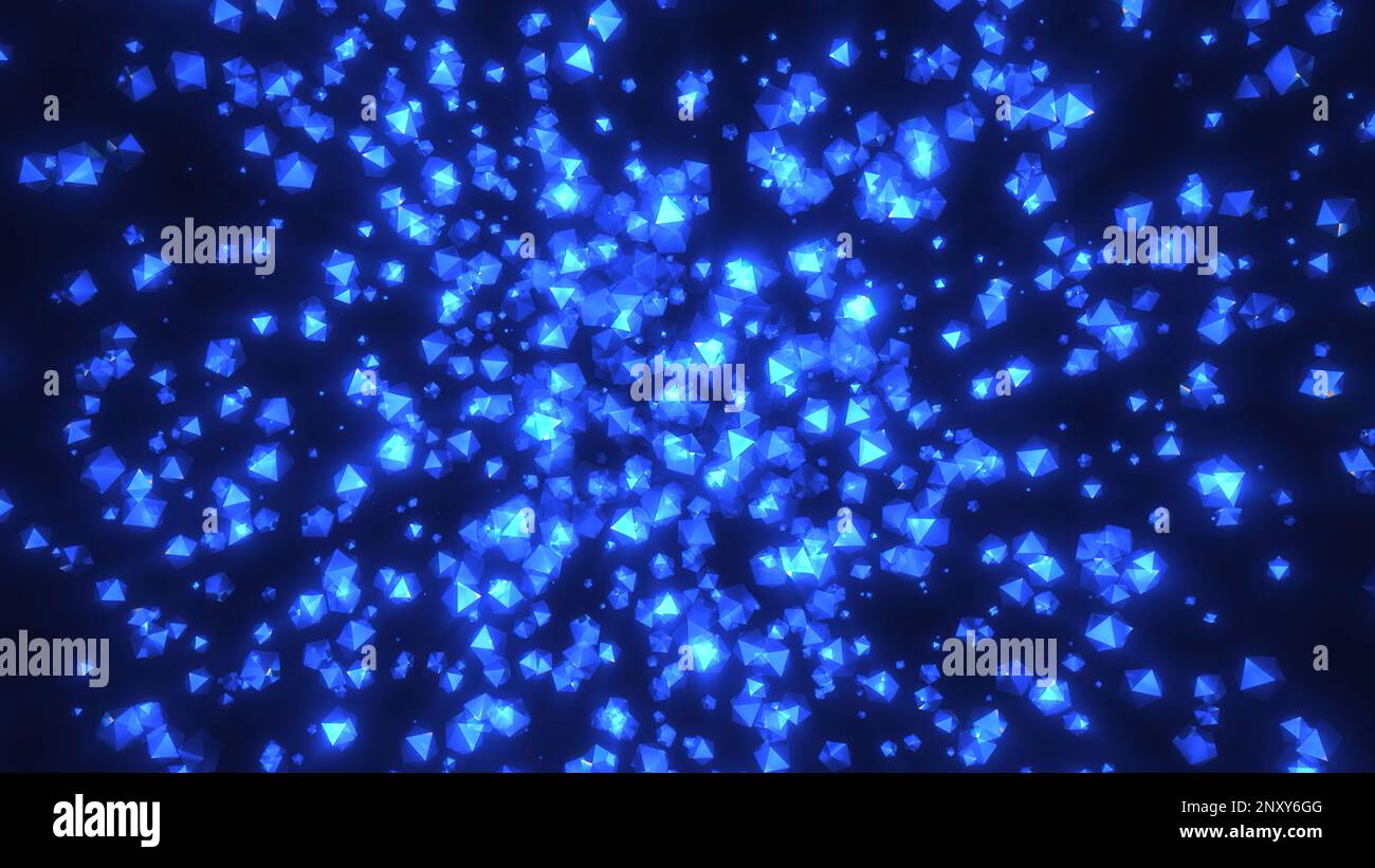 Shining geometric particles in flow hi-res stock photography and images ...