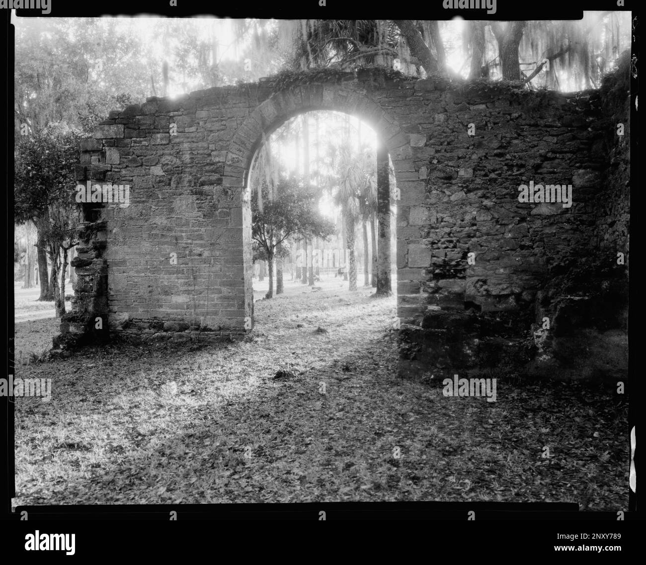 Ruins of Monastery, New Symrna, Volusia County, Florida. Carnegie ...