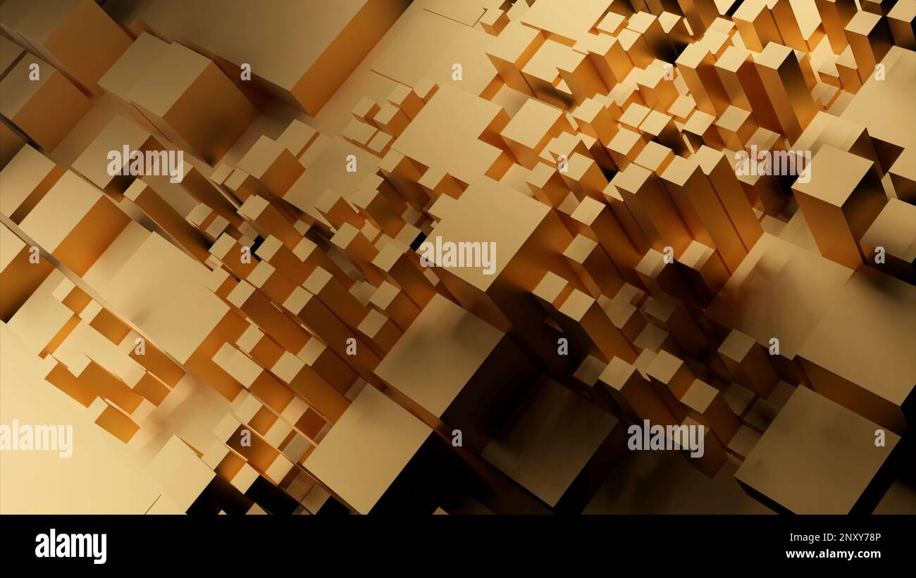 Surface waves of 3d squares. Design. Smooth surface with wave of 3d ...