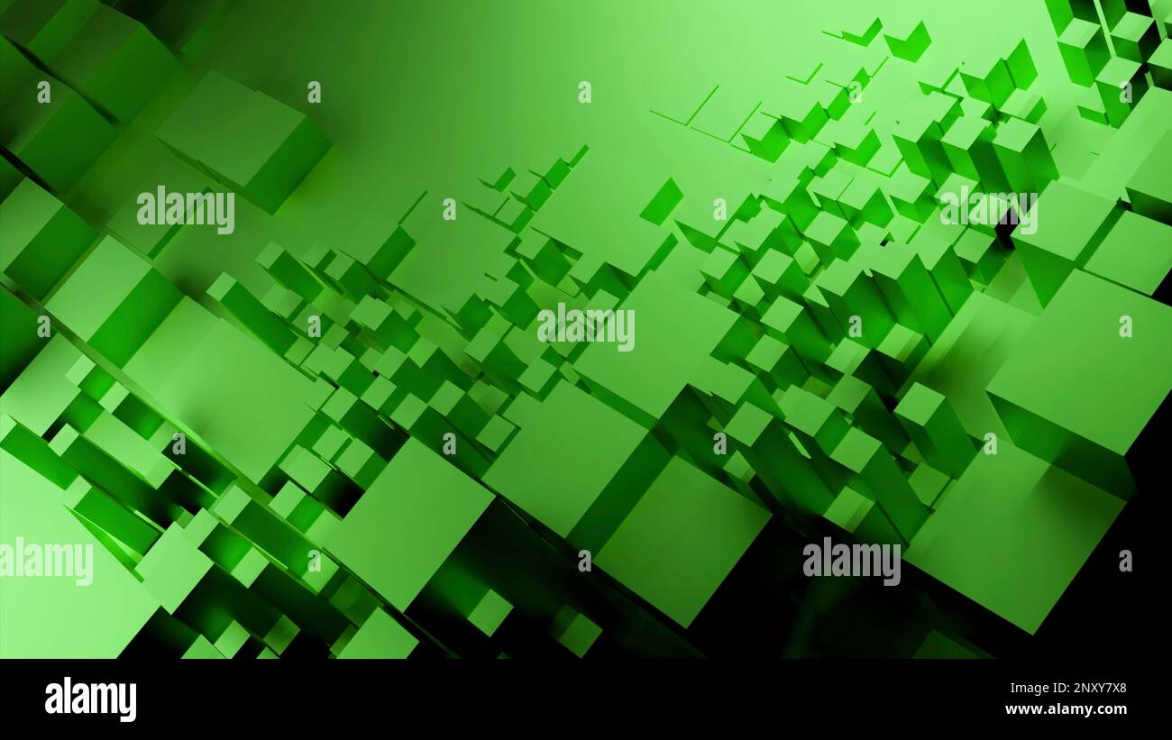 Surface waves of 3d squares. Design. Smooth surface with wave of 3d ...