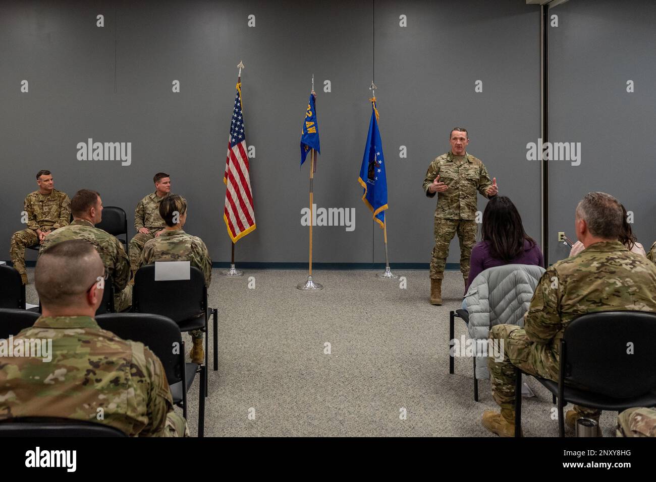 U.S. Air Force Maj. Christopher Schutte receives command of the 169th ...