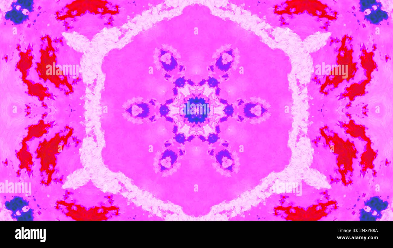 Colorful bright patterns in kaleidoscope. Motion. Beautiful animation ...