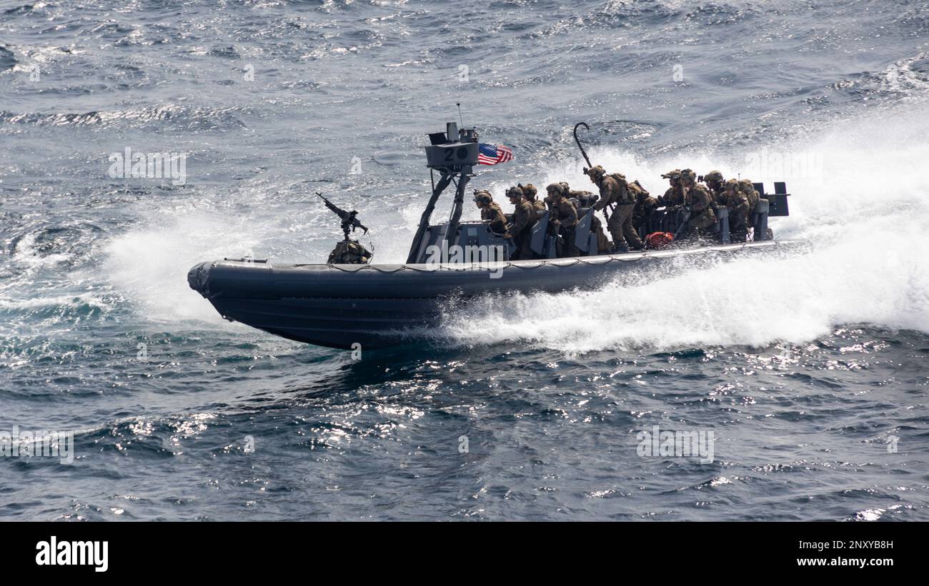 GULF OF MANNAR (Jan. 23, 2023) – U.S. Marines with Maritime Raid Force ...