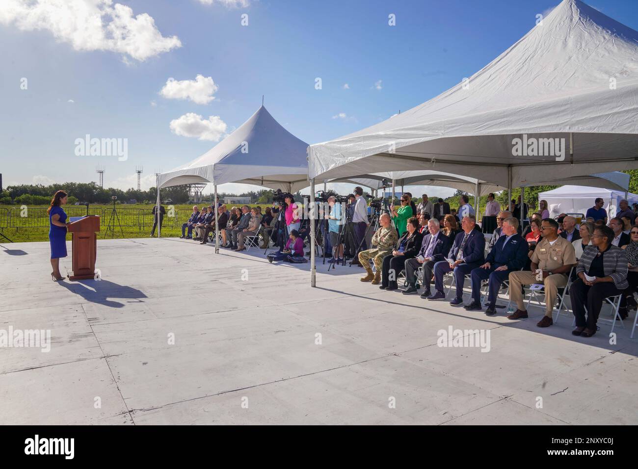 230130-N-DL524-1102 MIAMI (Jan. 30, 2023) Christi Fraga, Mayor of the ...