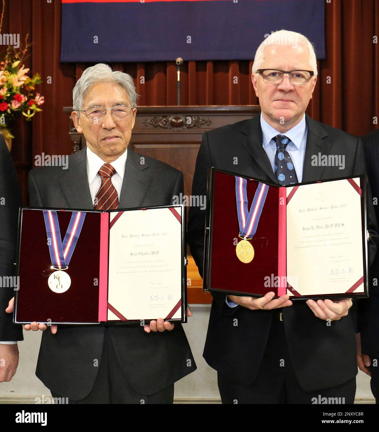 Professor John E. Dick of University of Toronto and Princess Margaret Cancer Centre attends an ...