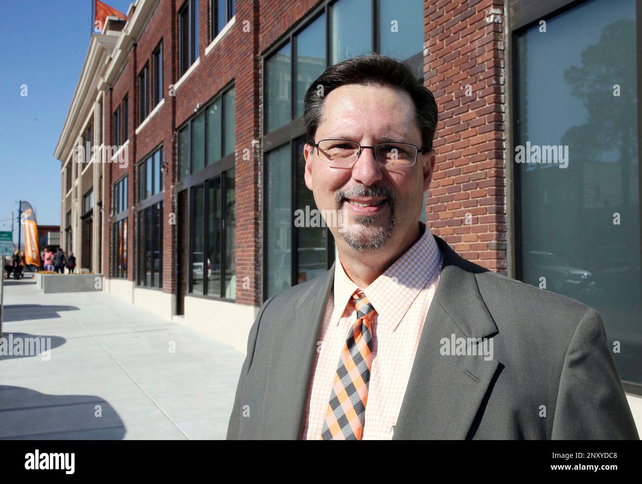 Bill Path, president of OSU Institute of Technology, stands in front of ...