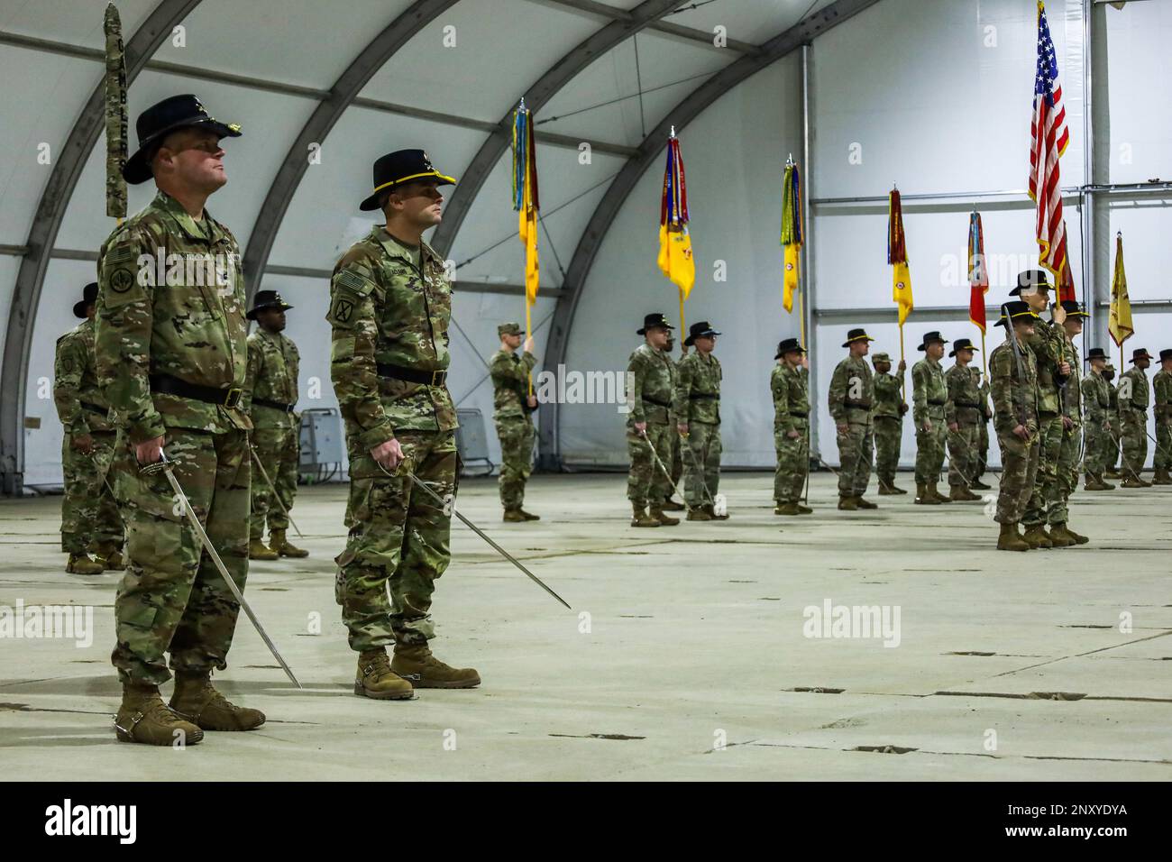 Col. C.J. Kirkpatrick, 2nd Armored Brigade Combat Team commander, and ...