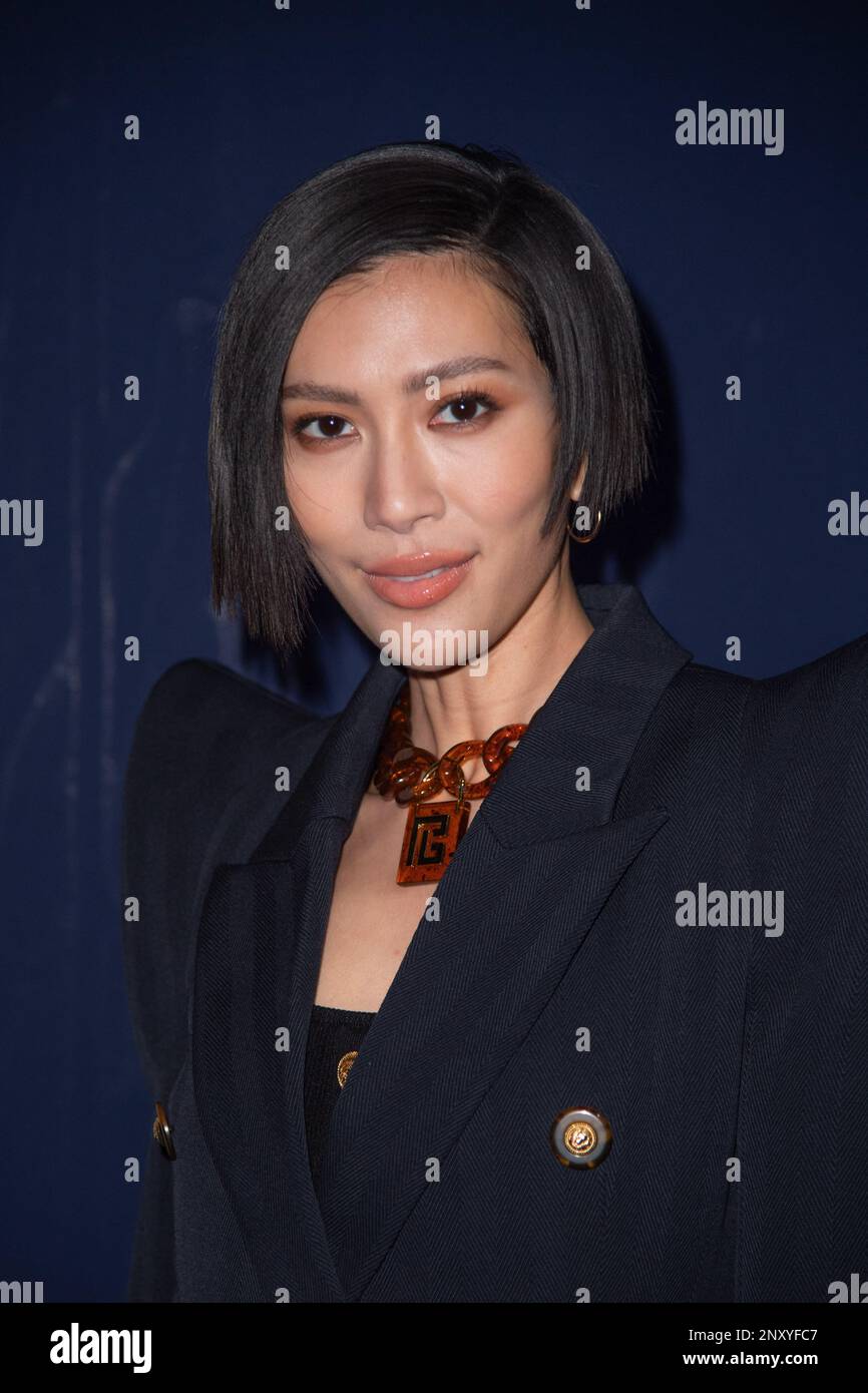 Paris, France. 01st Mar, 2023. Molly Chiang attending the Balmain ...