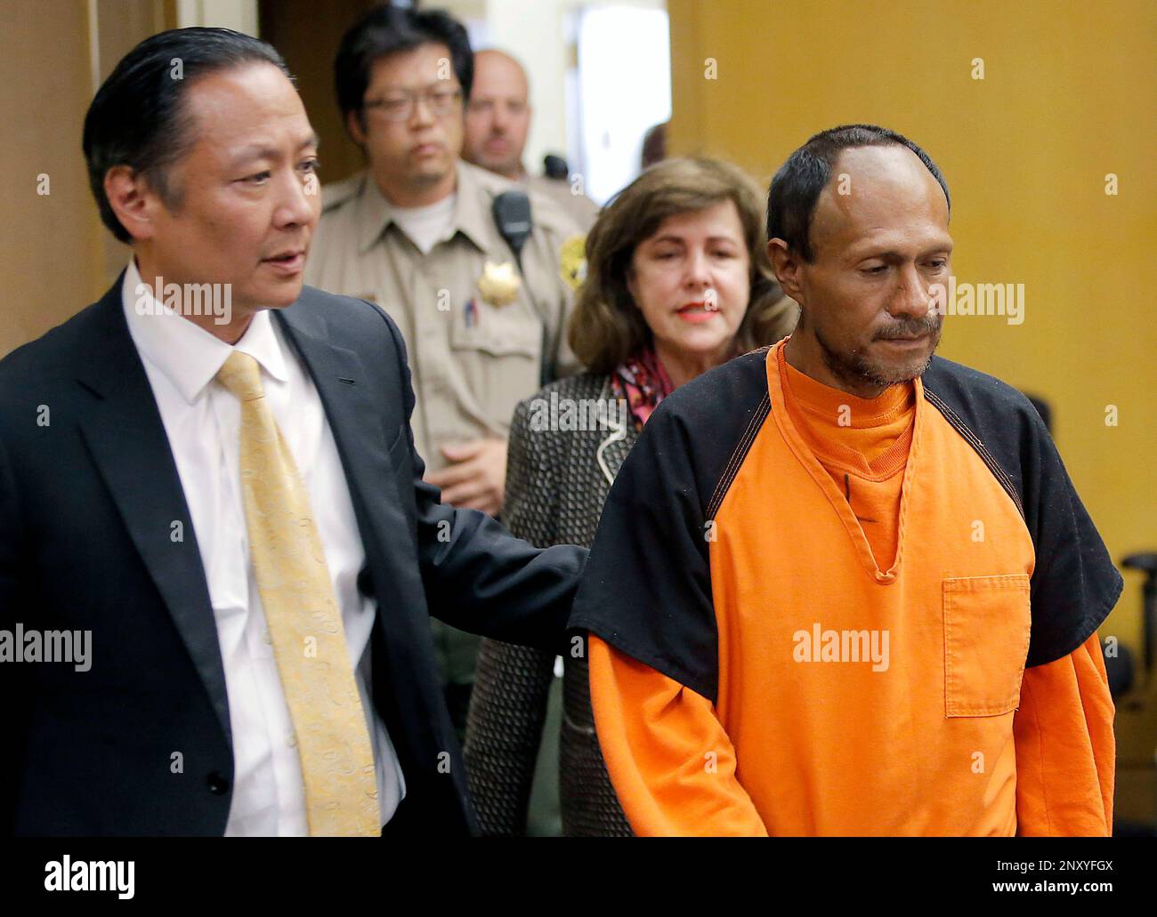 FILE - In this July 7, 2015 file photo, Jose Ines Garcia Zarate, right ...