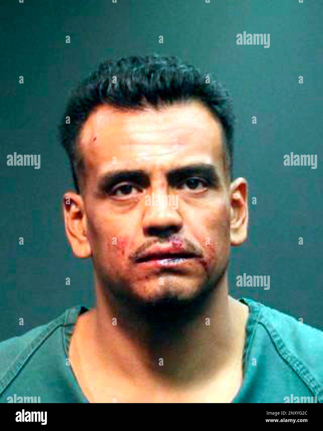 This undated photo provided by the Santa Ana Police shows Israel Perez ...
