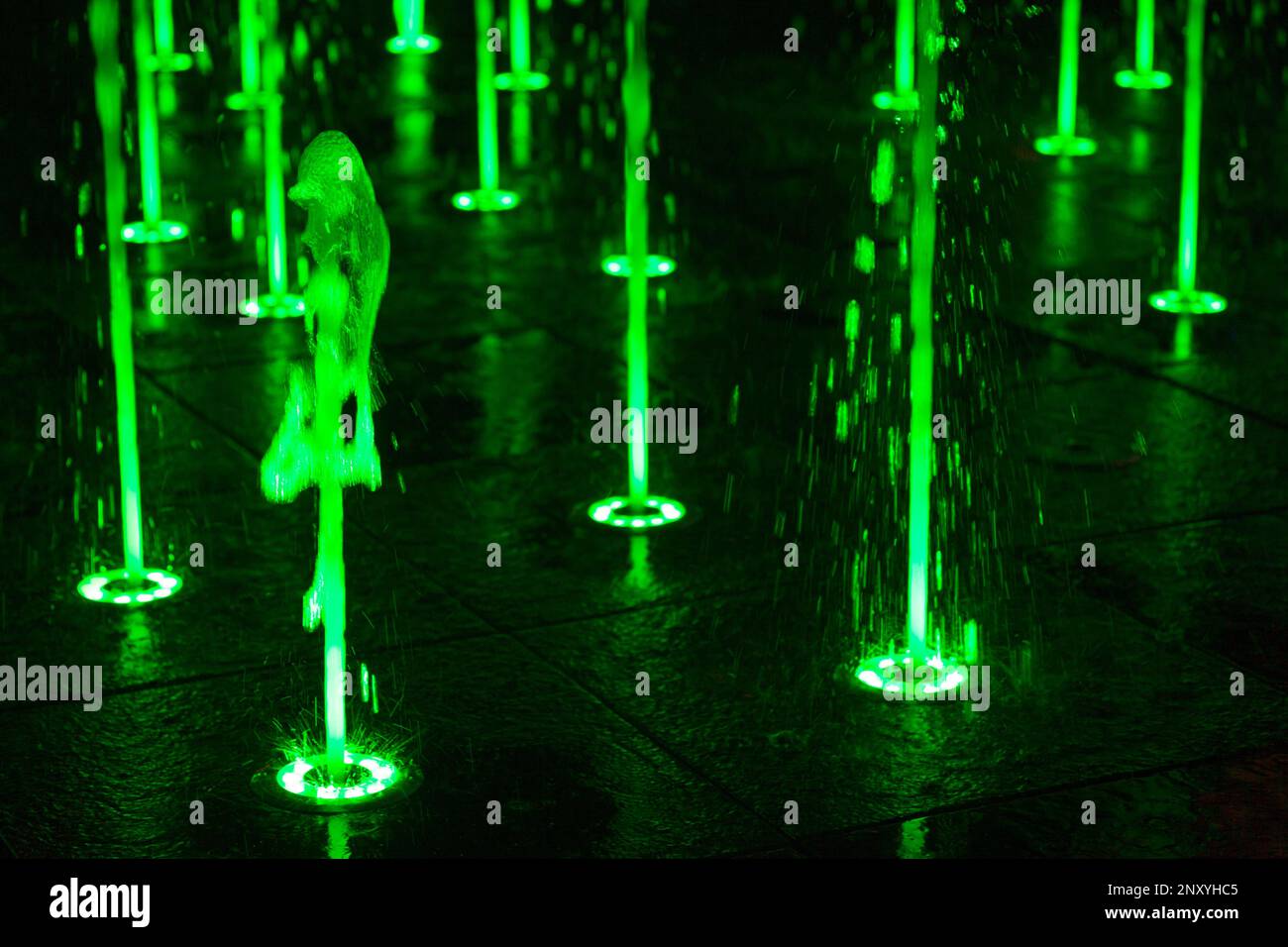 Splash pad fountain playground hi-res stock photography and images - Alamy