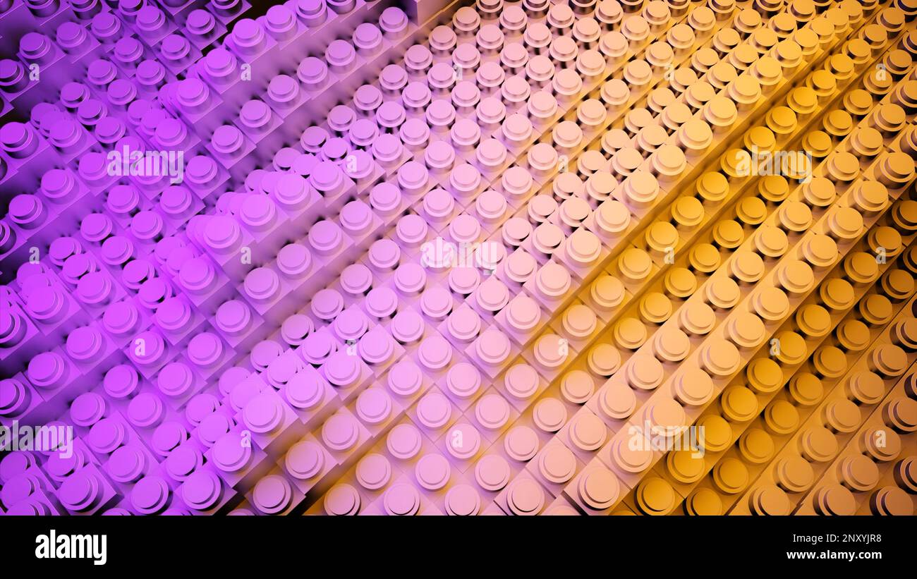 Abstract 3d Stripes With Dots Move In Waves Design 3d Lines With Buttons Move In Chaotic Waves