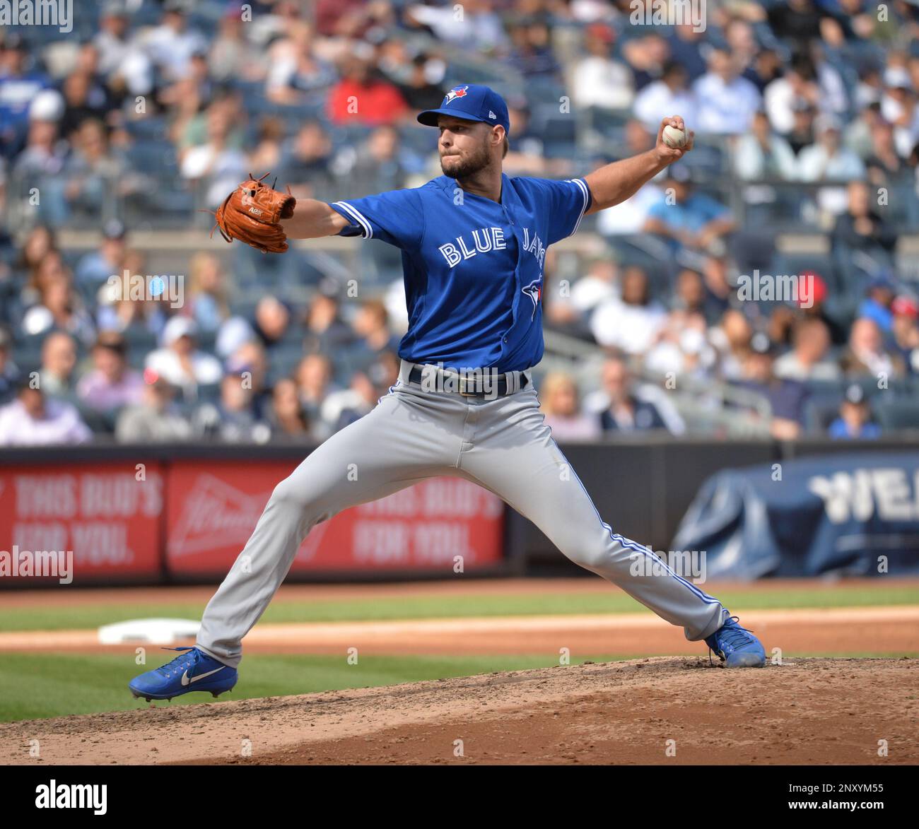 Toronto Blue Jays pitcher Matt Dermody (50) during game against the New ...