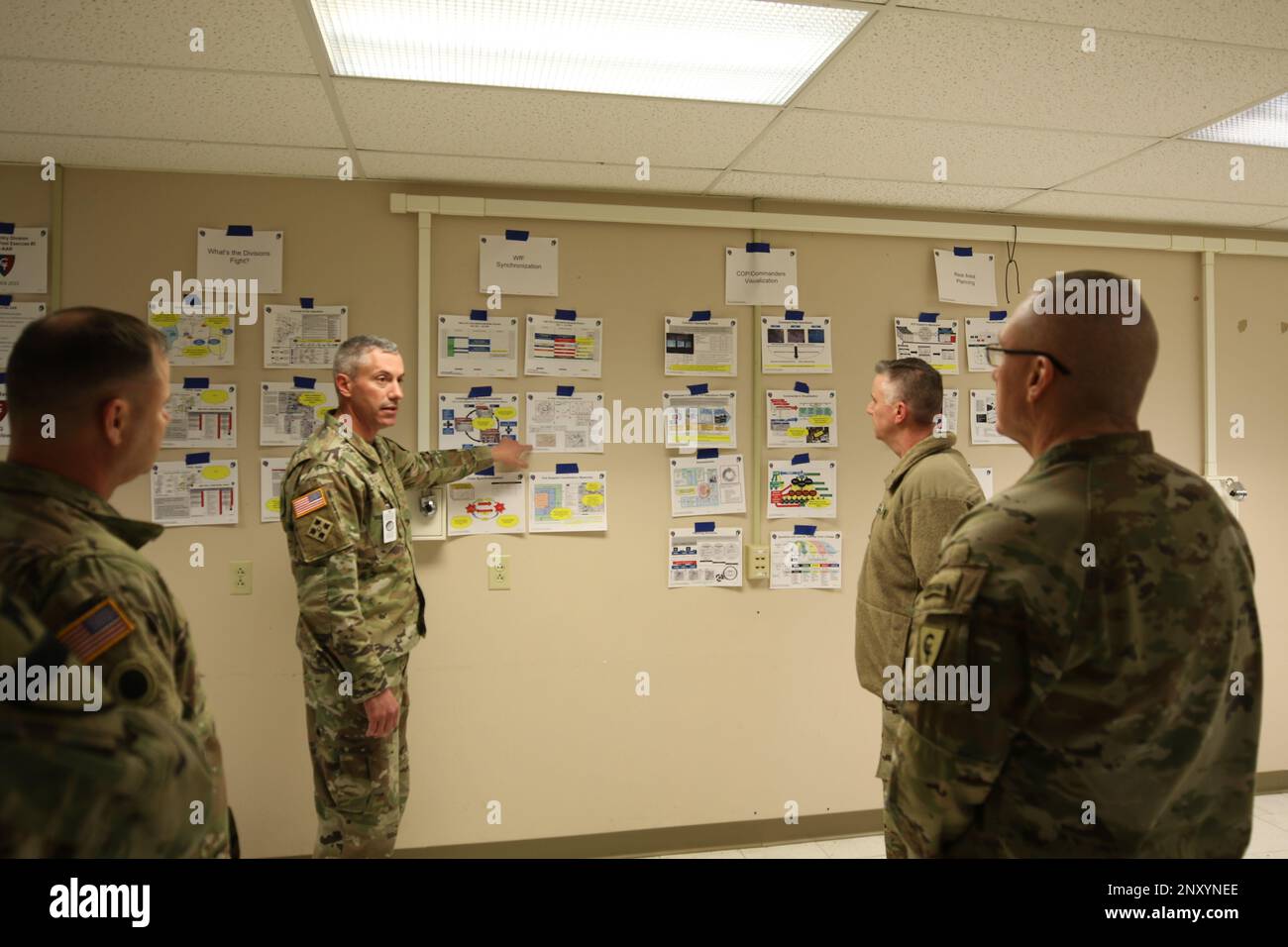 U.S. Army Col. Troy A. Mills, Commander of the 157th Infantry Brigade ...