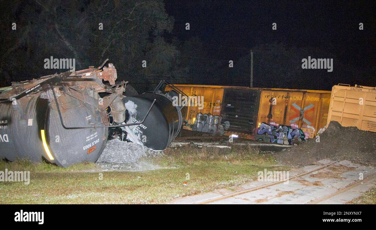 This photo made available by Polk County Fire Rescue, Fla., shows ...