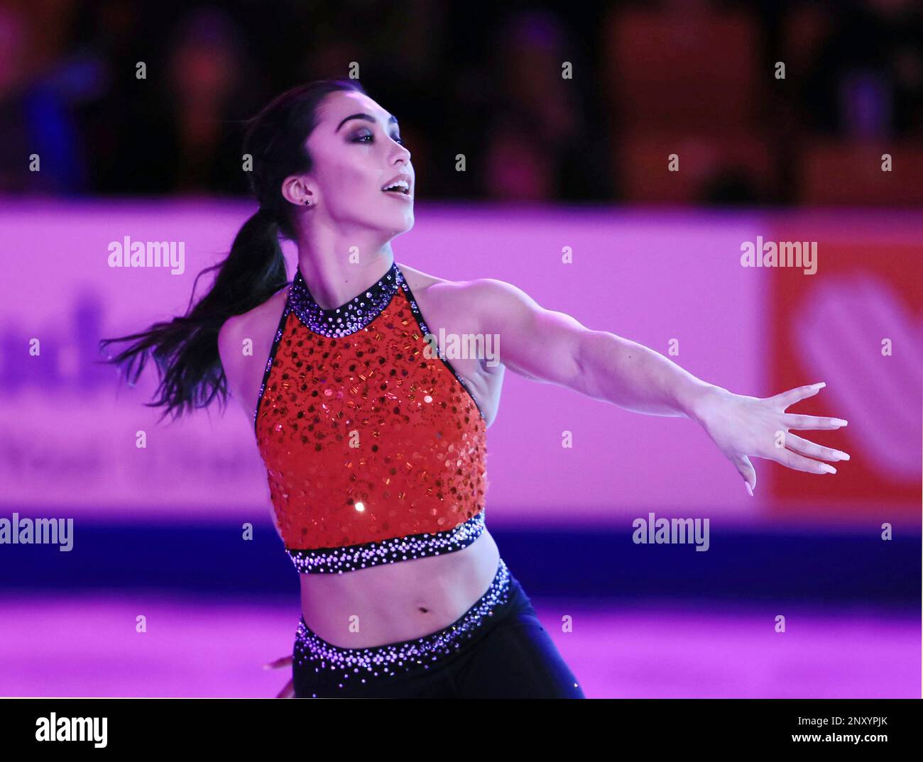 Canada's Gabrielle Daleman performs during her exhibition in the ISU ...