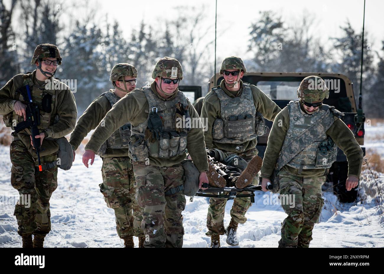Iowa Army National Guard Soldiers assigned to the 334th Brigade Support ...