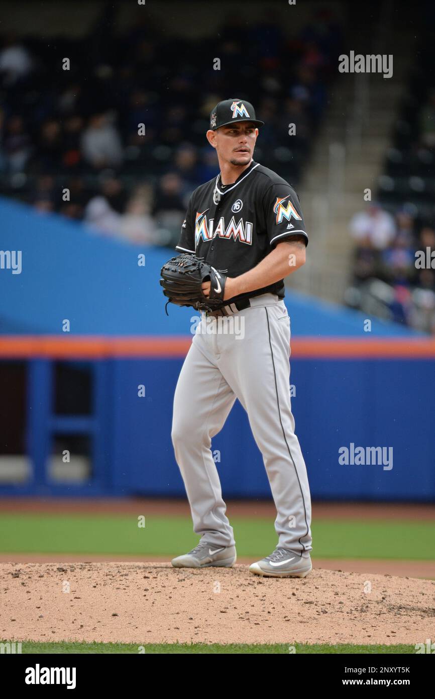 Miami Marlins pitcher Nick Wittgren (64) during game against the New ...