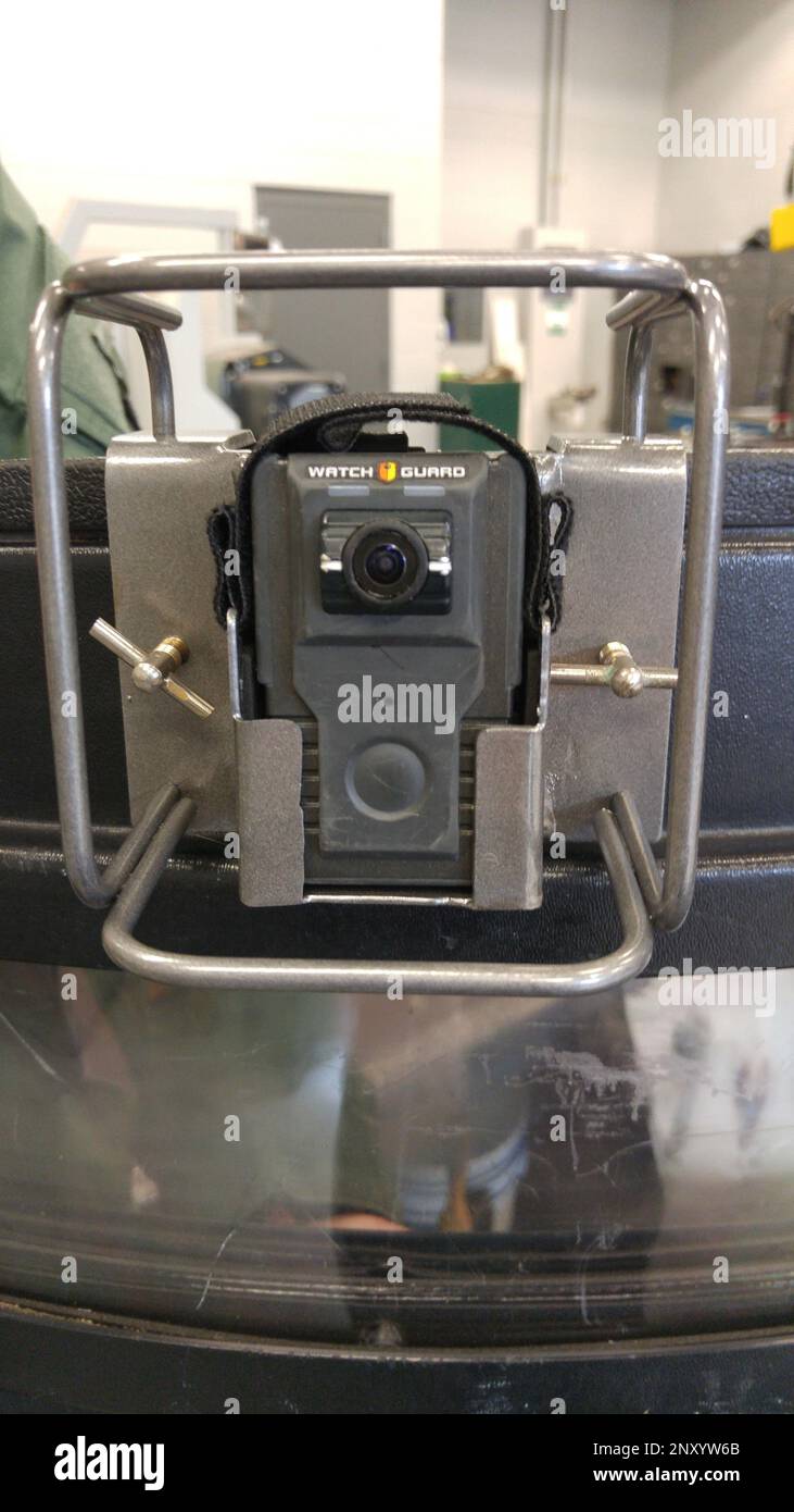 This November 2017 photos shows a body camera taken off an officer's ...