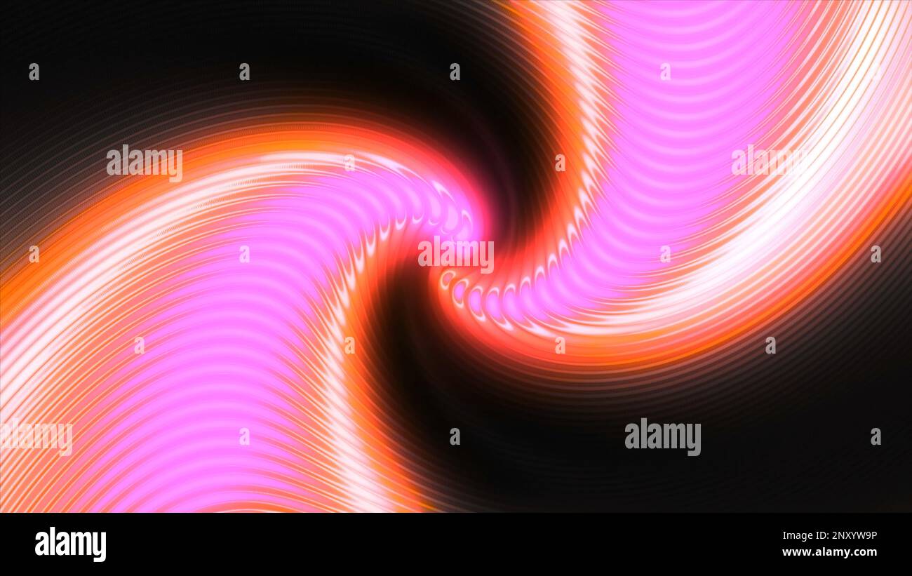Flow curve line with colorful glow. Motion. Stylish animation with ...