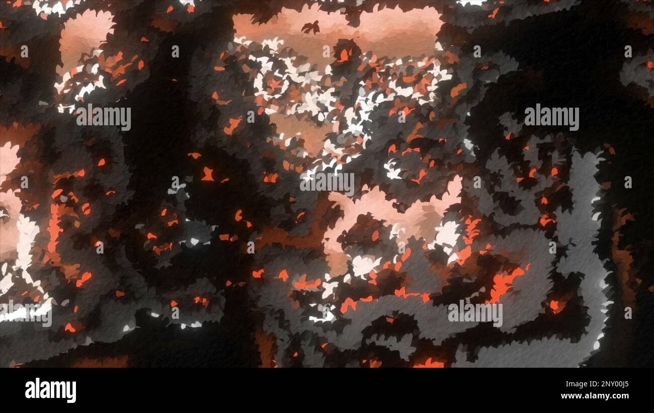 Colorful shimmering streams of liquid pattern. Motion. Shimmering ...