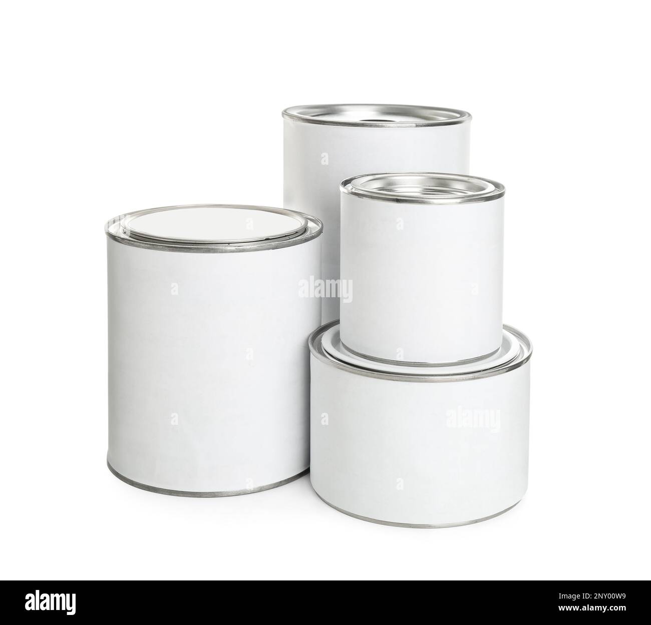 Empty paint cans Cut Out Stock Images & Pictures - Alamy