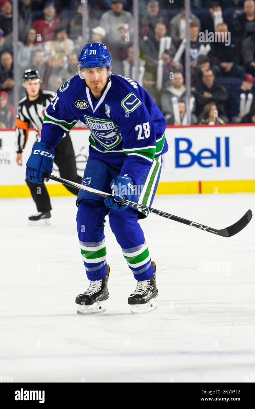 LAVAL, QC - NOVEMBER 24: Utica Comets defenseman Patrick Wiercioch (28 ...